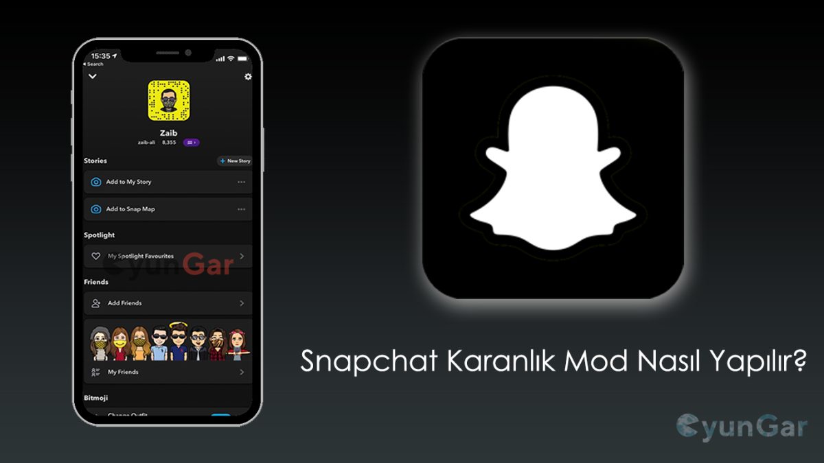 Snapchat Karanlık Mod Nasıl Yapılır? - Oyungar