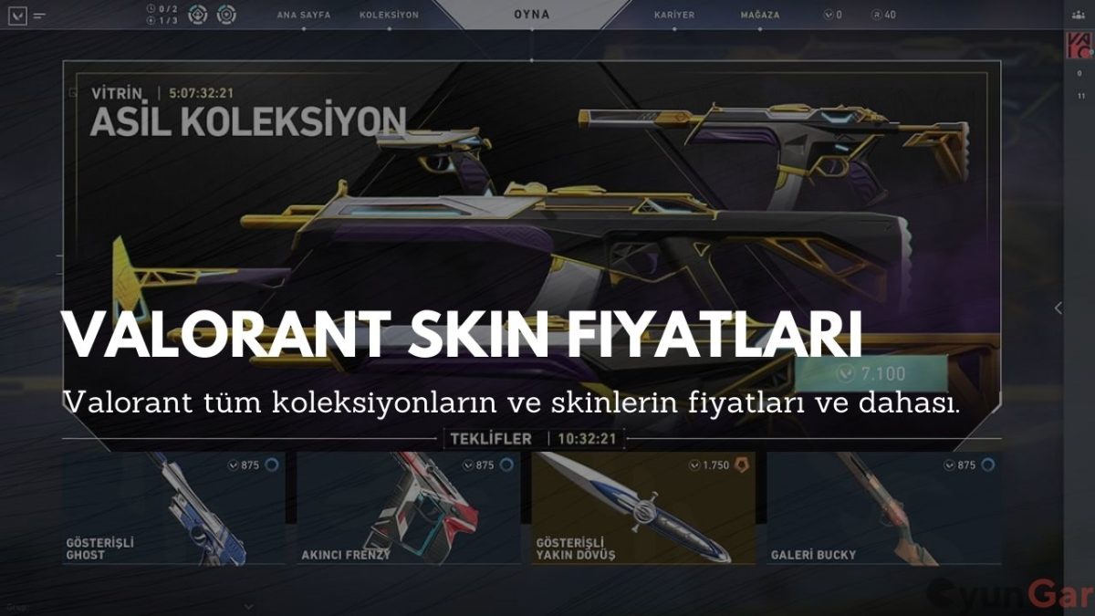 Valorant Skin Fiyatları - Oyungar